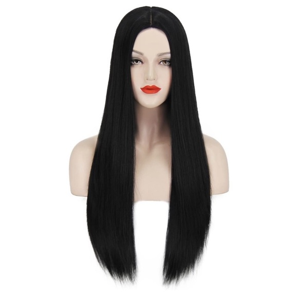 Halloween | Hair | Morticia Addams Wig Black Wig | Poshmark